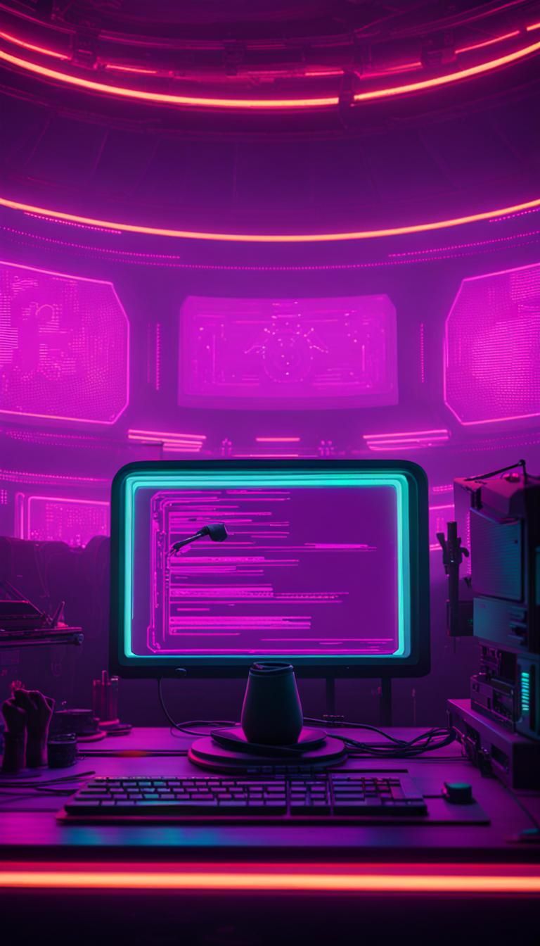 circus theme computer screen, zoom into the screen, screen only, purple ...