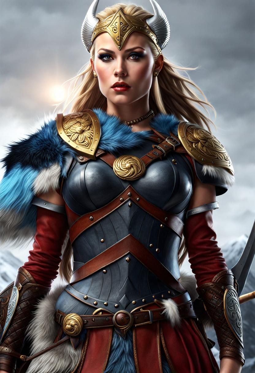 Viking, valkyrie, ultra realistic, hd - AI Generated Artwork ...