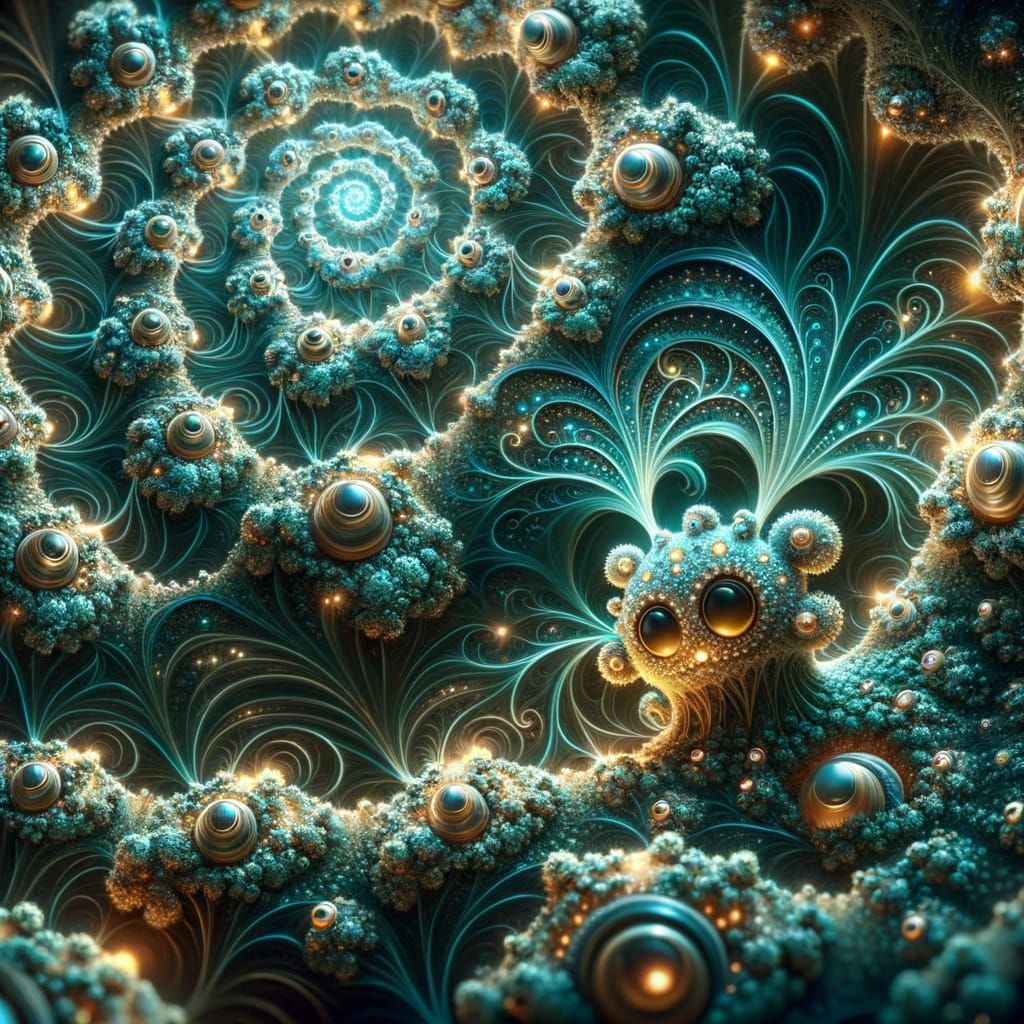 Spring Fractals - AI Generated Artwork - NightCafe Creator