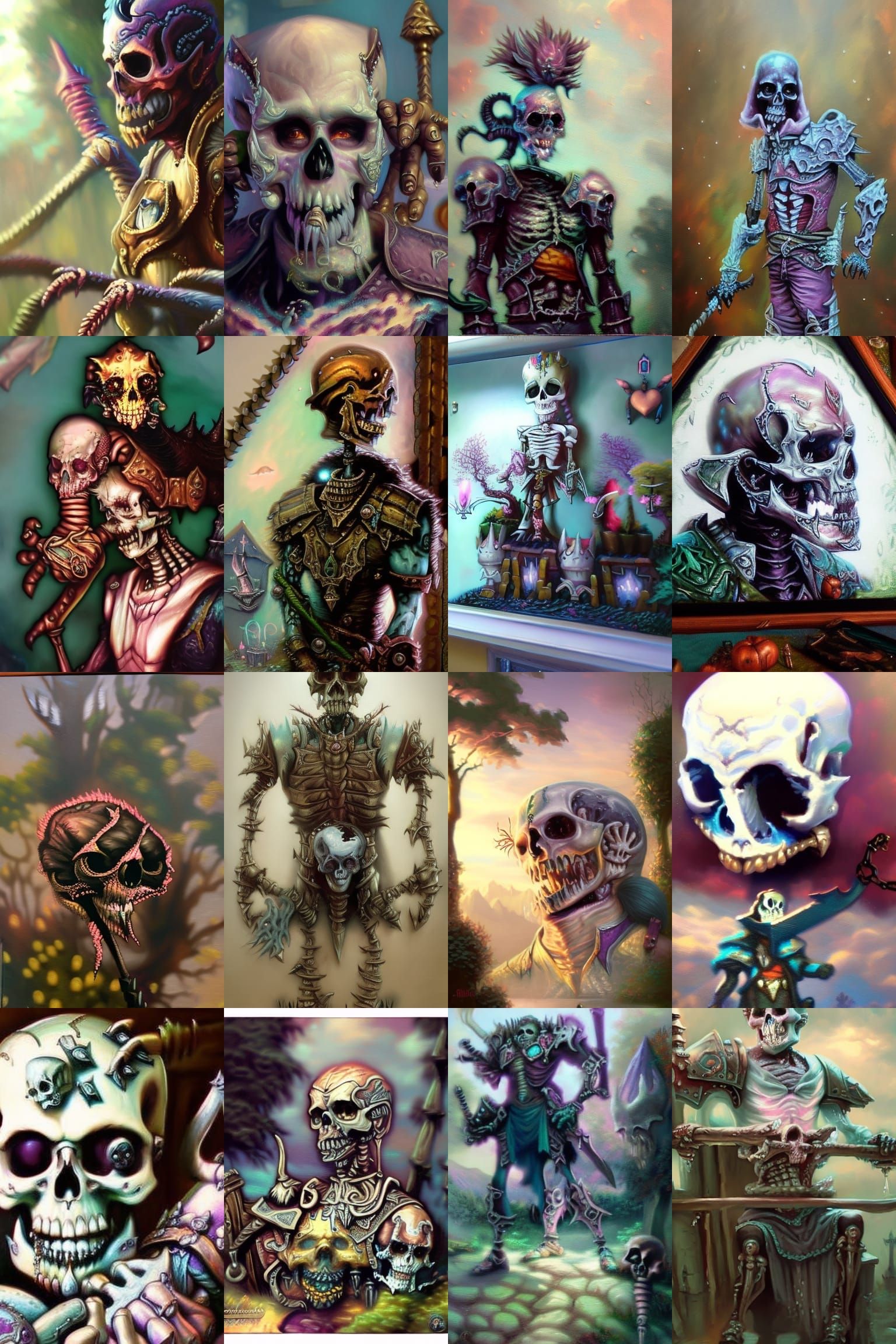 DND character portrait of friendly skeleton, fantasy hyperdetailed ...