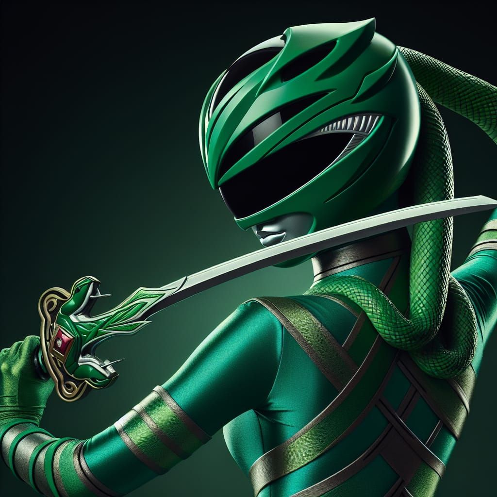 Beyoncé as the Green Serpent Power Ranger Beyoncé’s power, grace, and ...