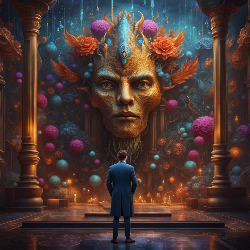 anthropomorphic artificial intelligence ruling the world - AI Generated ...