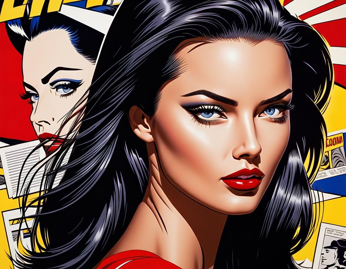 Adriana Lima - AI Generated Artwork - NightCafe Creator