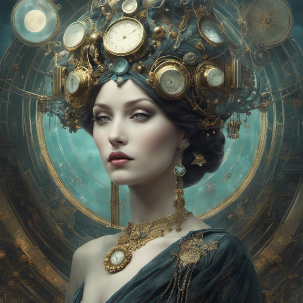 Goddess of Technology - AI Generated Artwork - NightCafe Creator