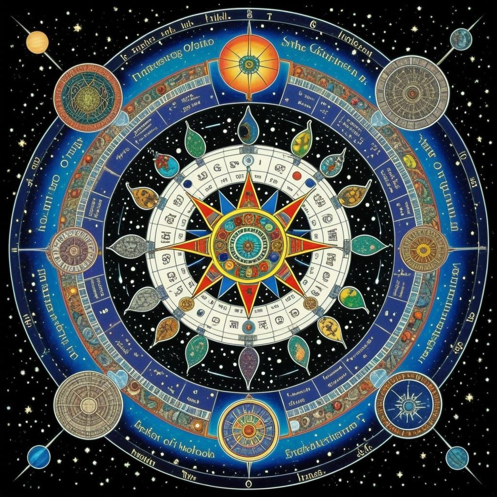 Surreal Eightfold Path Mandala Unfolds Cosmic Secr... - AI Art