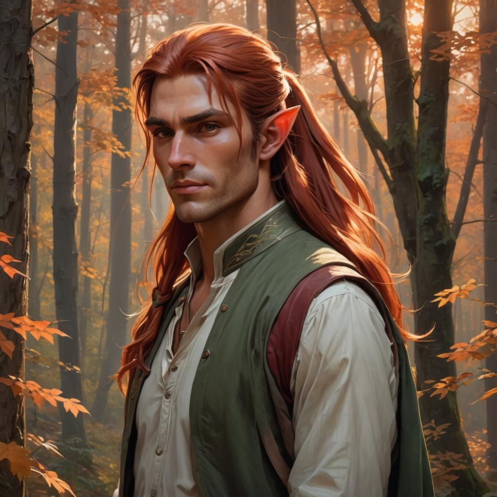 Portrait of Lucien from ACOTAR - AI Generated Artwork - NightCafe Creator