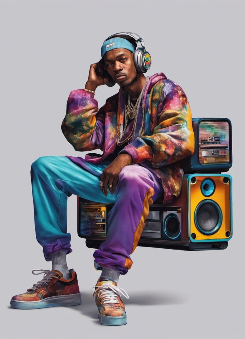 Rapper portrait - AI Generated Artwork - NightCafe Creator