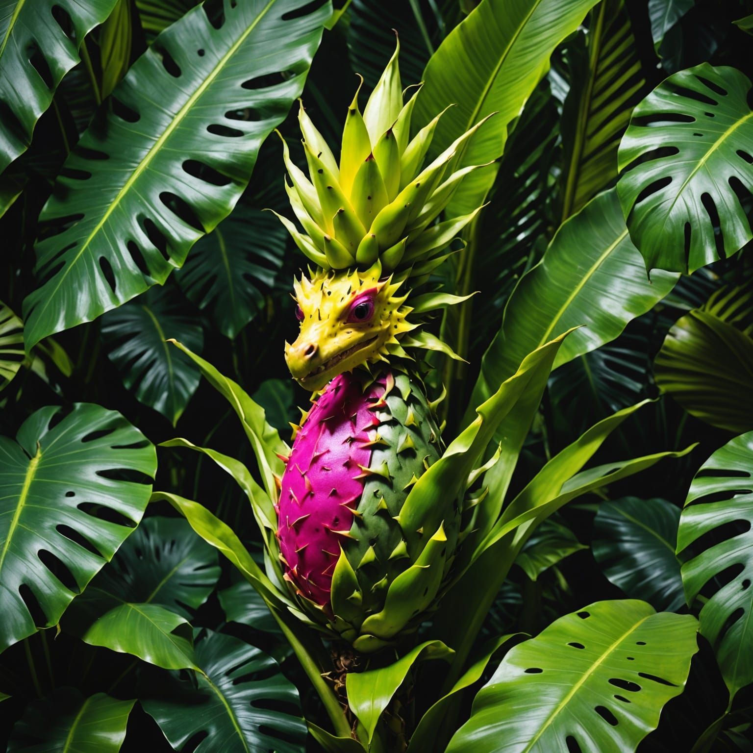 A dragon fruit of tropical.. - Dragon Fruit Hides in Enchan...