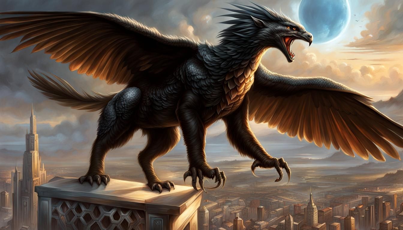 Flying Beast - AI Generated Artwork - NightCafe Creator