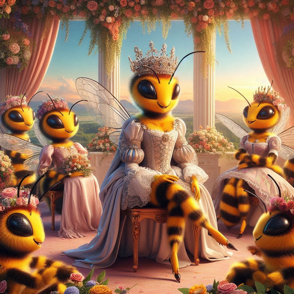 The queen bee - AI Generated Artwork - NightCafe Creator