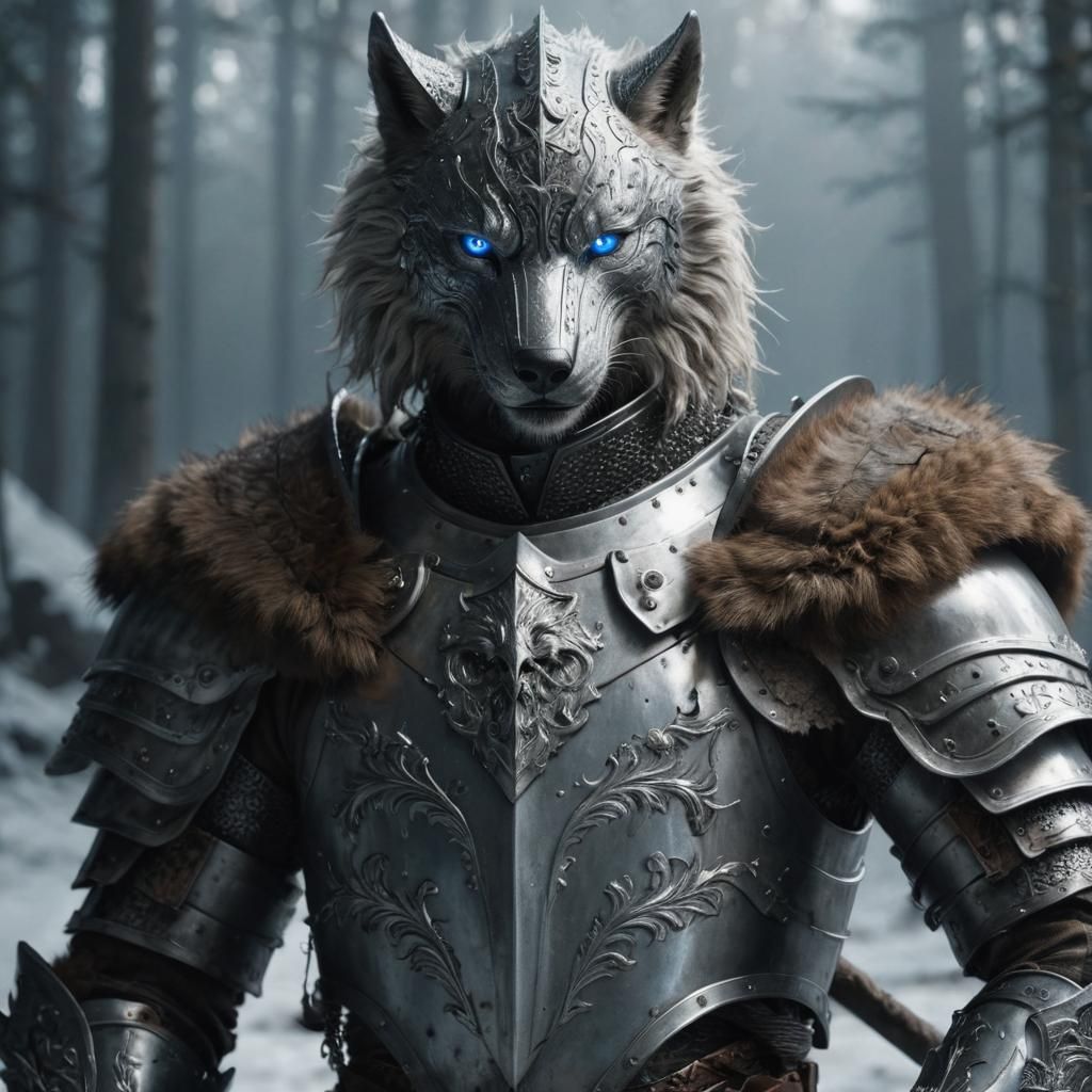 The Wolf knight - AI Generated Artwork - NightCafe Creator