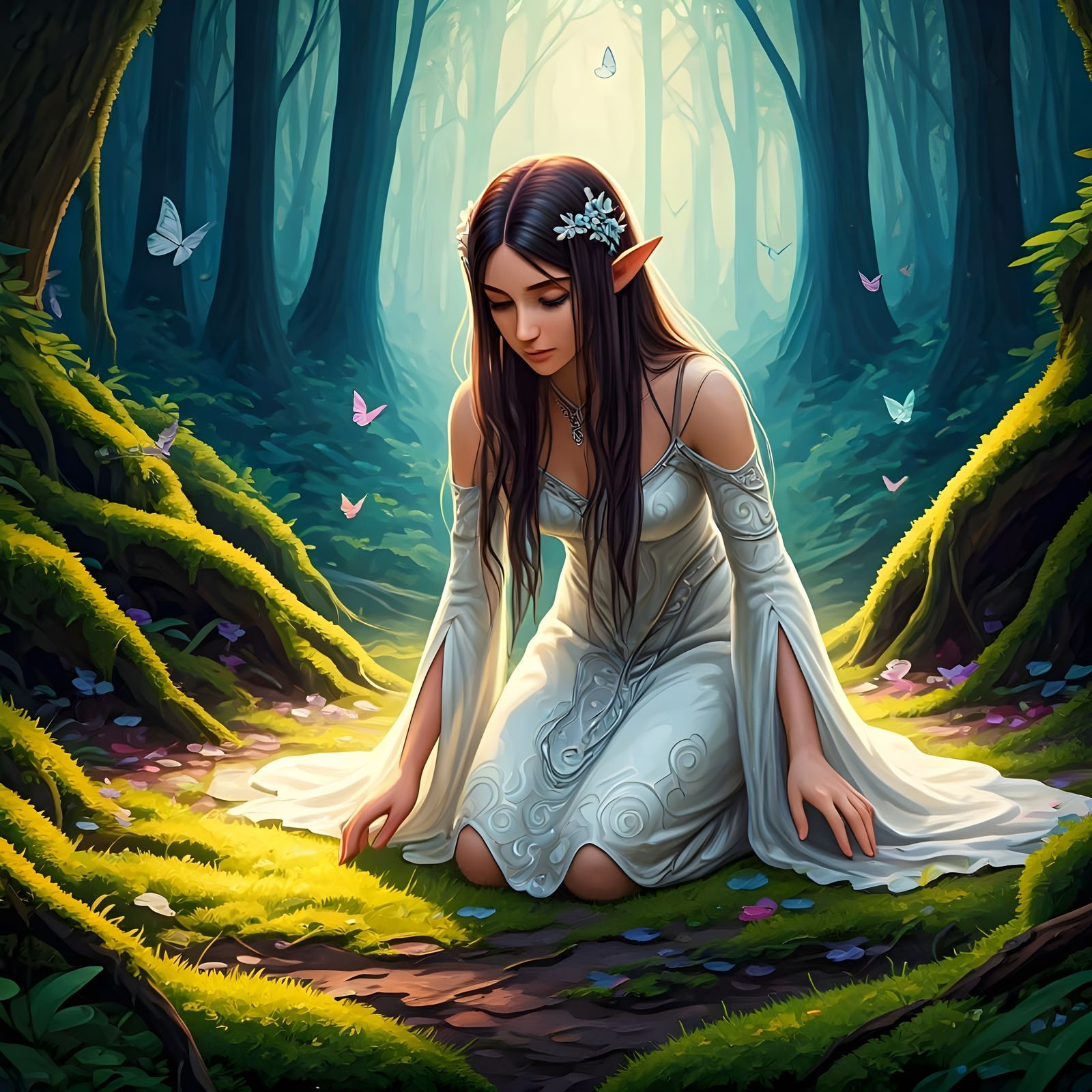 Magical Captivity: Elf in the Woods