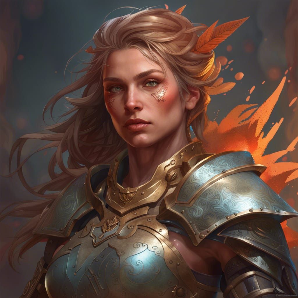 Warrior female - AI Generated Artwork - NightCafe Creator