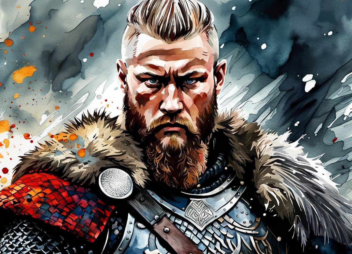 Ragnar Lothbrok the mighty Viking conqueror v.2 - AI Generated Artwork ...