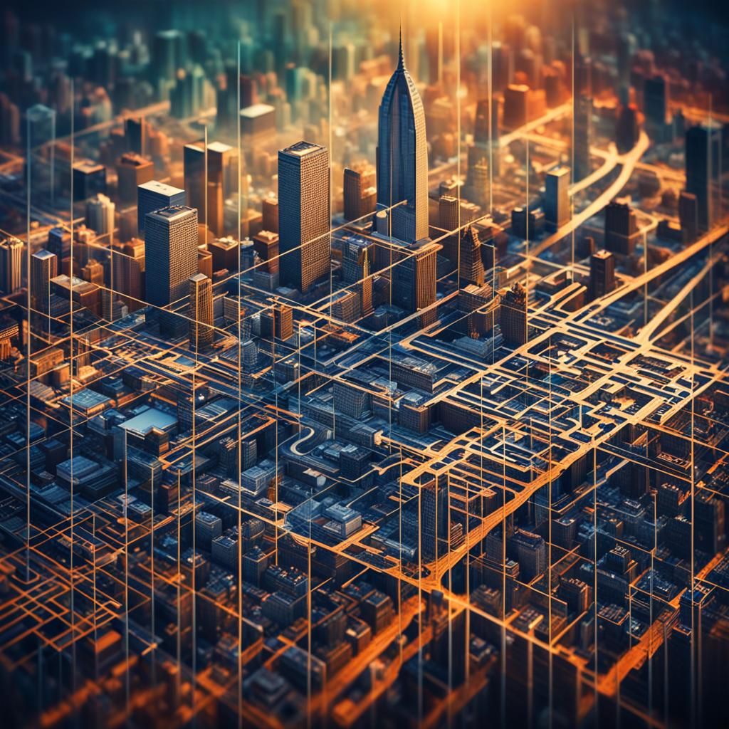 City Grid - AI Generated Artwork - NightCafe Creator