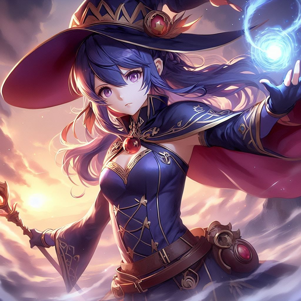 Anime Mage - AI Generated Artwork - NightCafe Creator