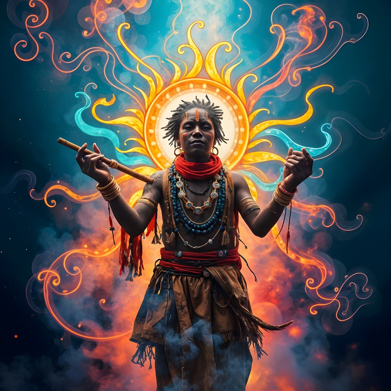 An Aboriginal transcending dream time reality paradox