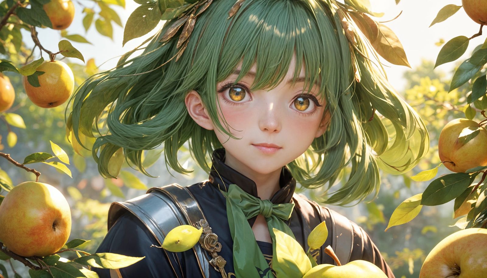 Big harvest day - Amusing Fruit Comedy in Anime Style