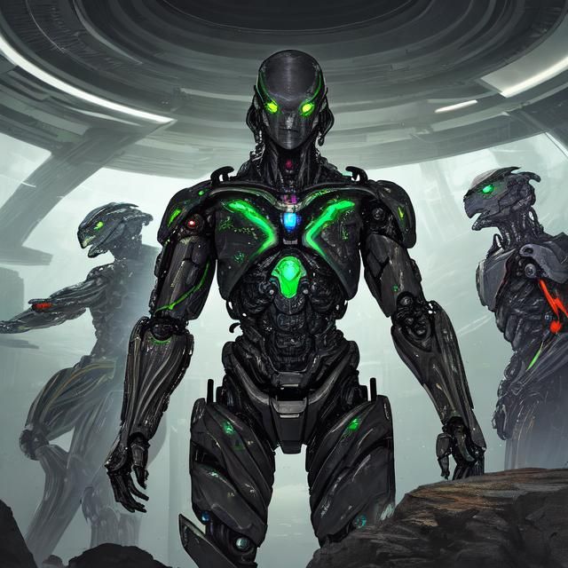 A cyborg turtle man - AI Generated Artwork - NightCafe Creator