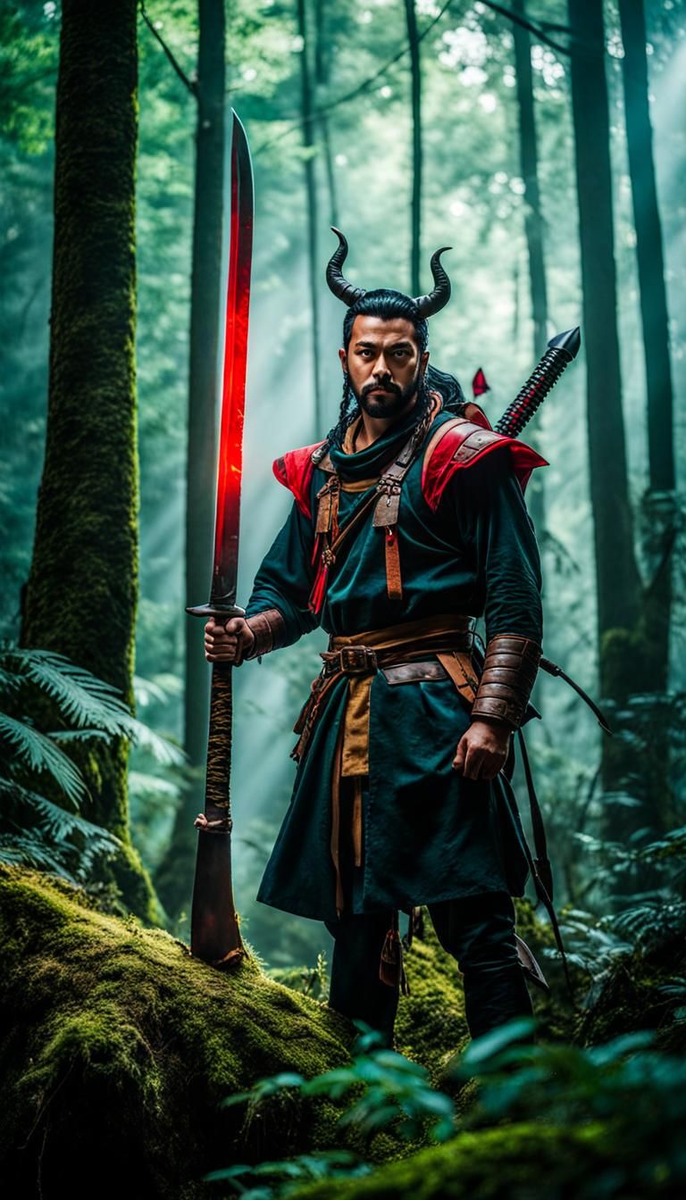 Oni Blade - AI Generated Artwork - NightCafe Creator