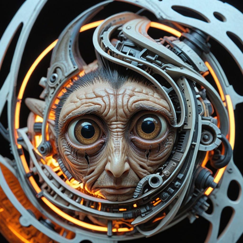 Homunculus - Ethereal Homunculus Figure in a Dreamlike Setti...