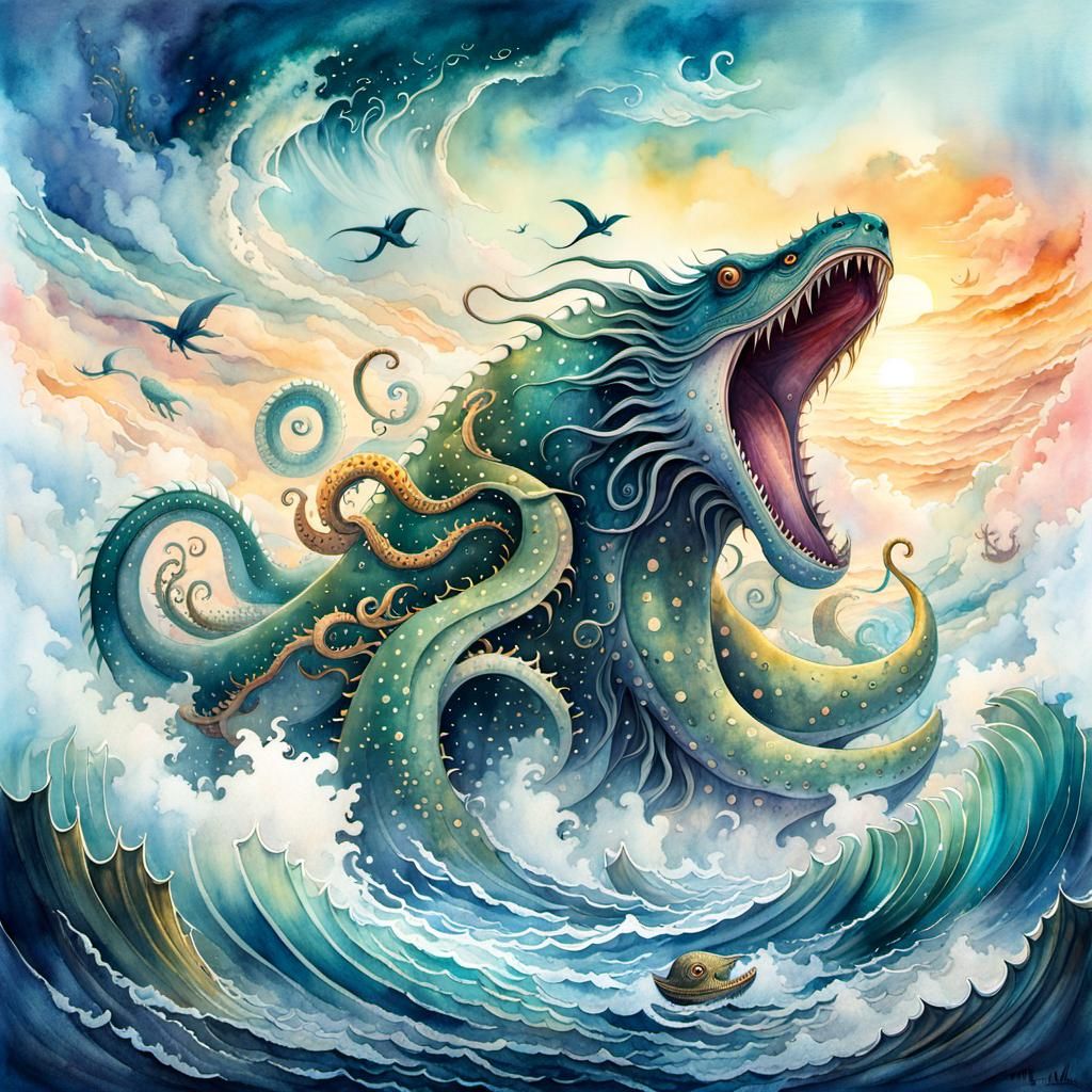 Leviathan - AI Generated Artwork - NightCafe Creator