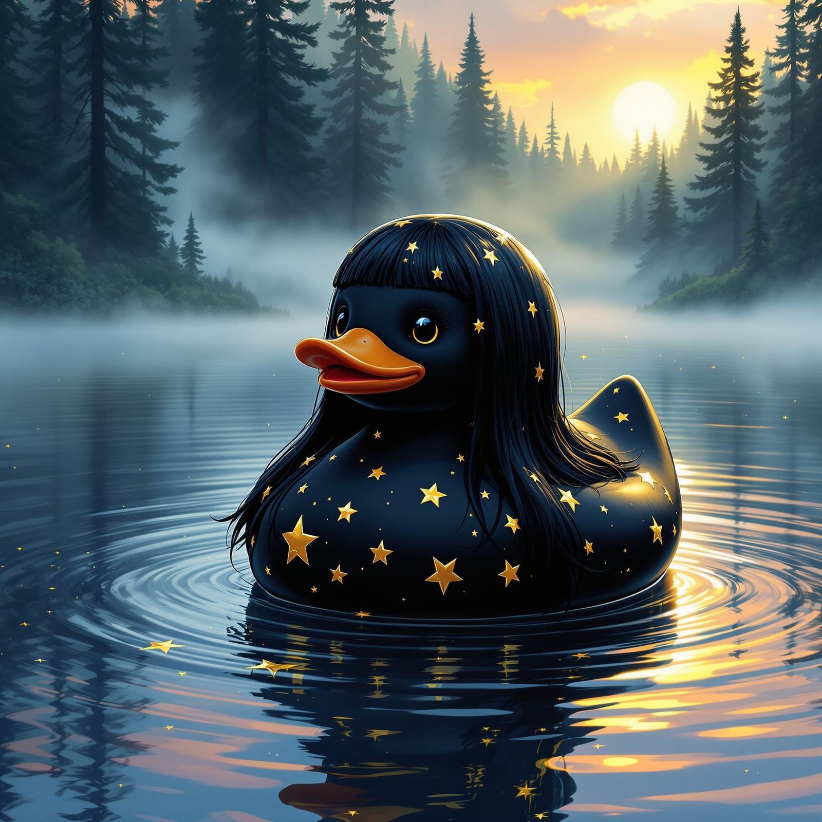Goth Rubber Duck #18 - Goth Rubber Duck #18