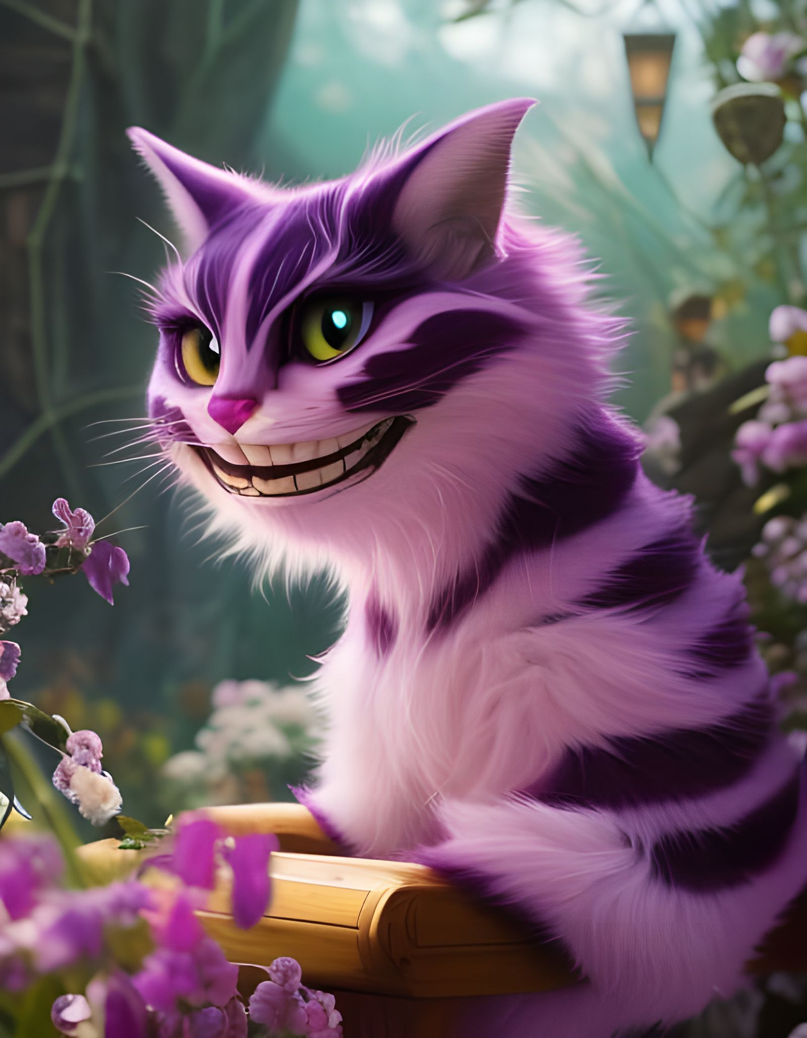 Cheshire cat sd 1.4 - AI Generated Artwork - NightCafe Creator