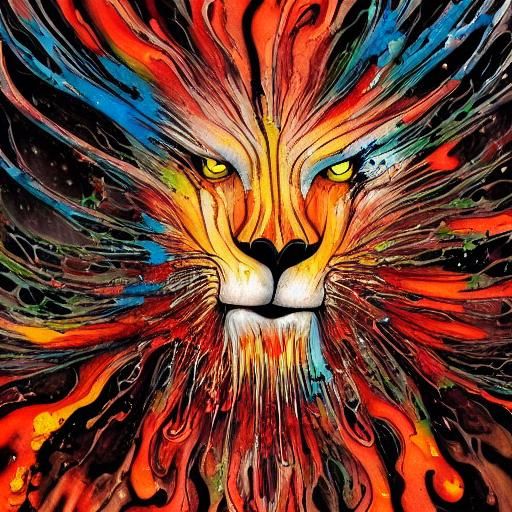 Lion - AI Generated Artwork - NightCafe Creator