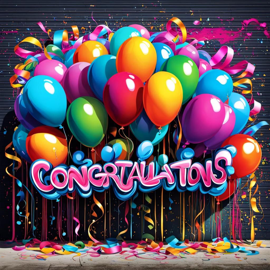 Congratulations! - AI Generated Artwork - NightCafe Creator