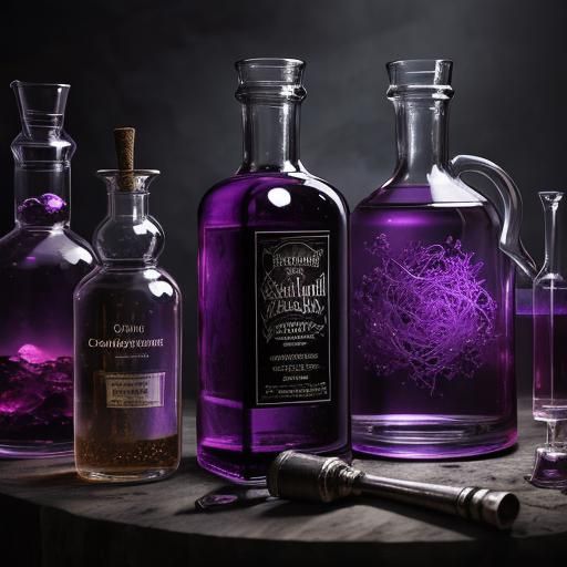 Alchemist's lab and supplies - AI Generated Artwork - NightCafe Creator