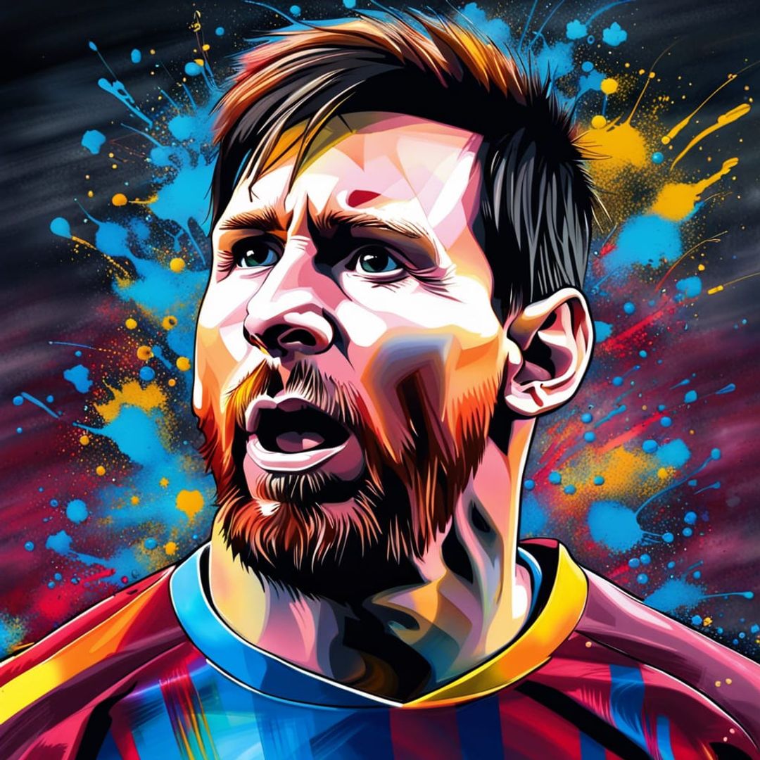 Lionel Messi - AI Generated Artwork - NightCafe Creator