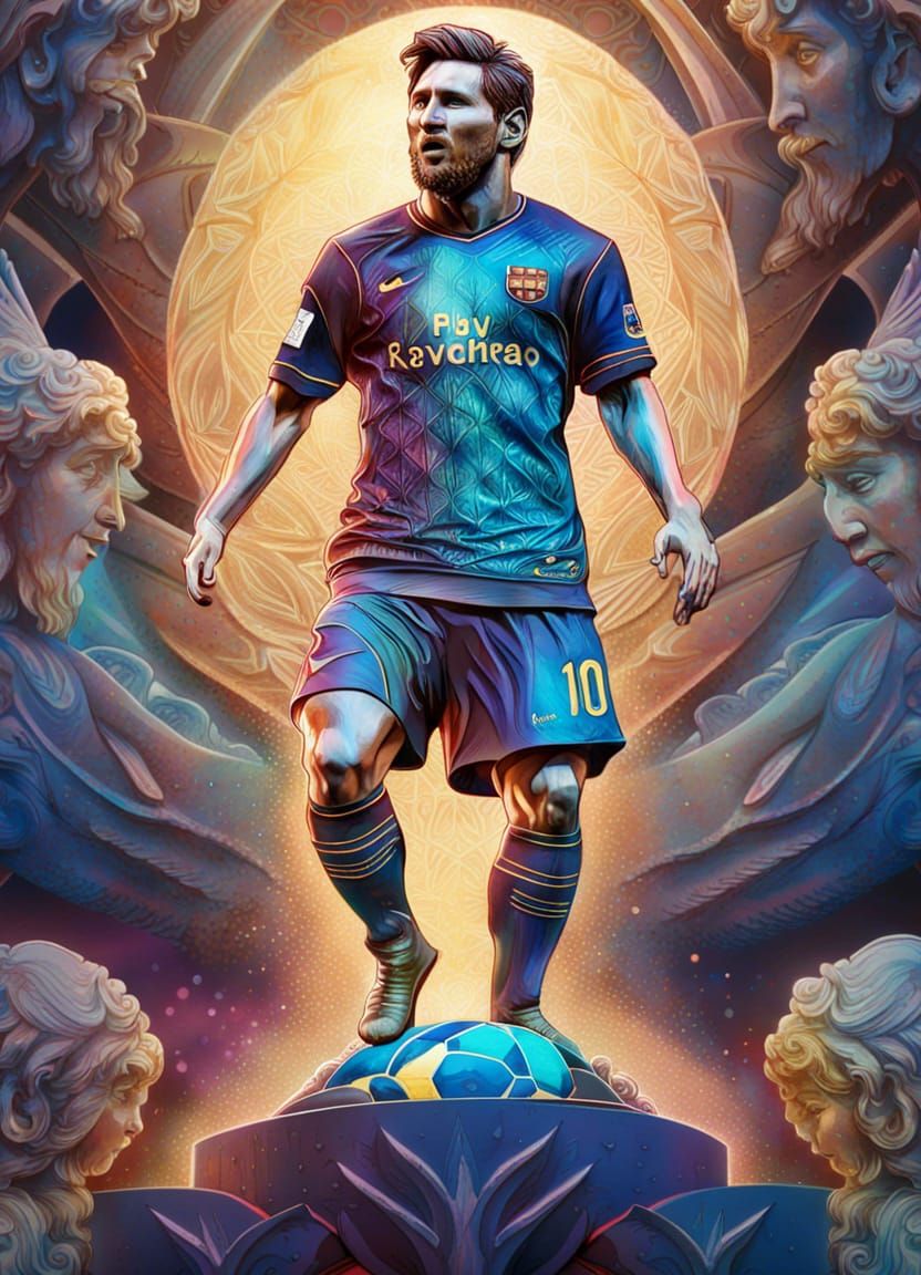 "Statue of Messi " - AI Generated Artwork - NightCafe Creator