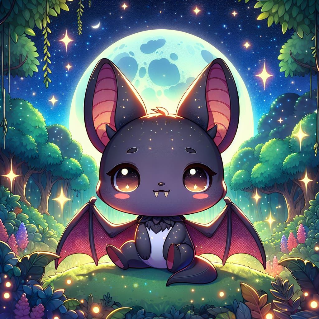 Chibi Bat - AI Generated Artwork - NightCafe Creator