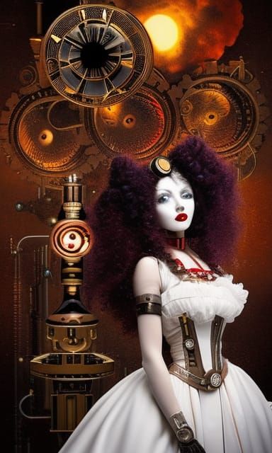 "Clockwork android" (v.1) - AI Generated Artwork - NightCafe Creator