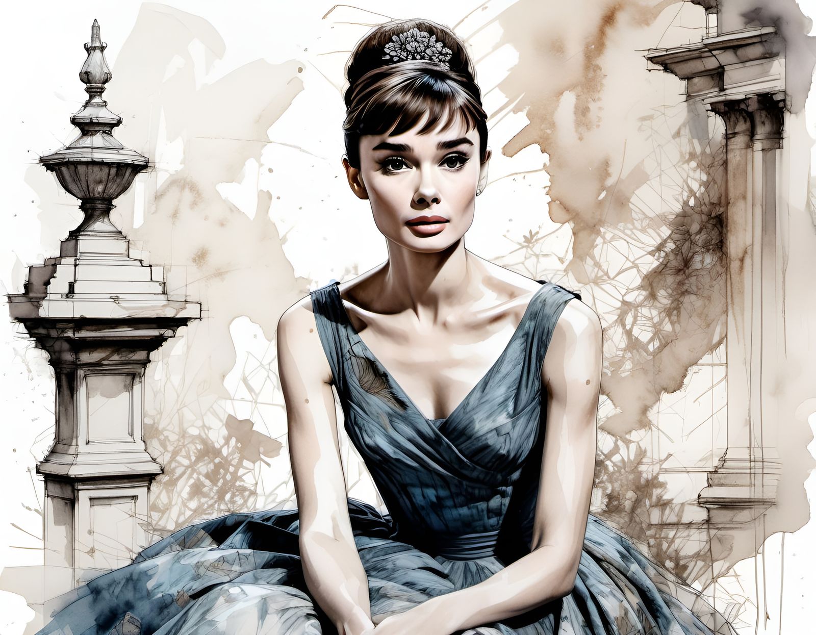 Moonlit Muse - AI Generated Artwork - NightCafe Creator