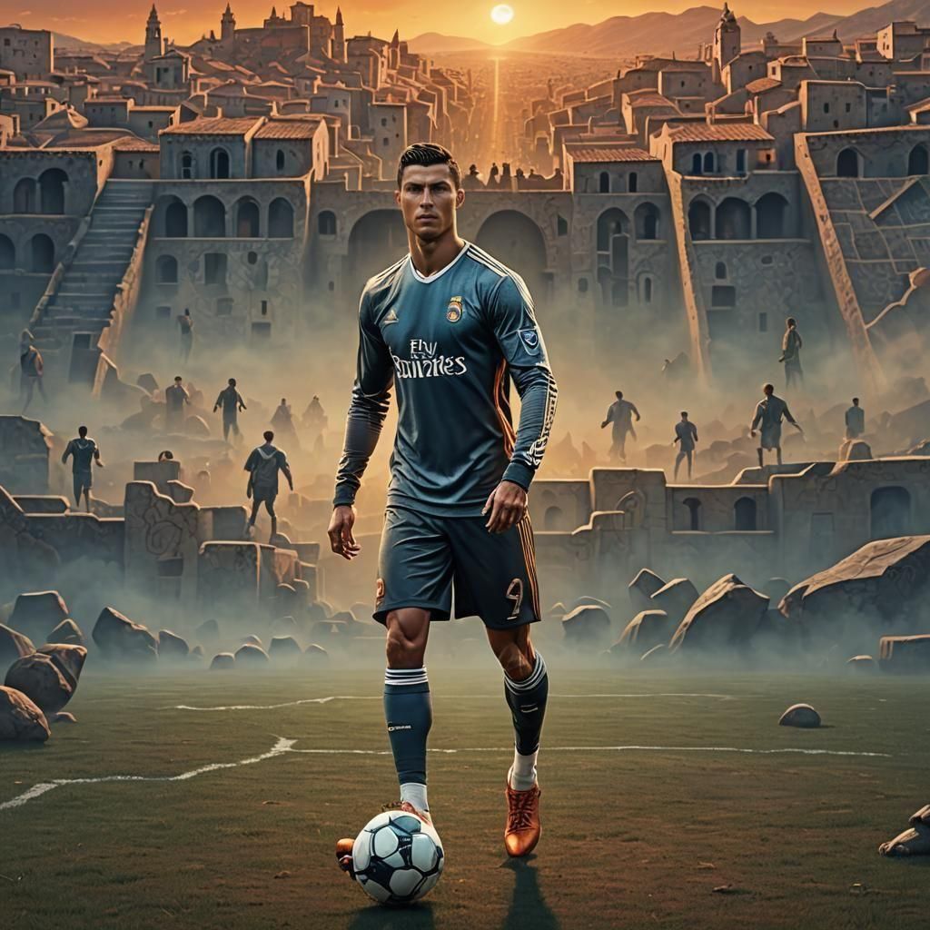 CR7 - AI Generated Artwork - NightCafe Creator