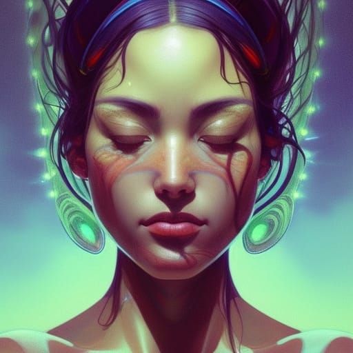 Solar Head and shoulders portrait, 8k resolution concept art portrait ...