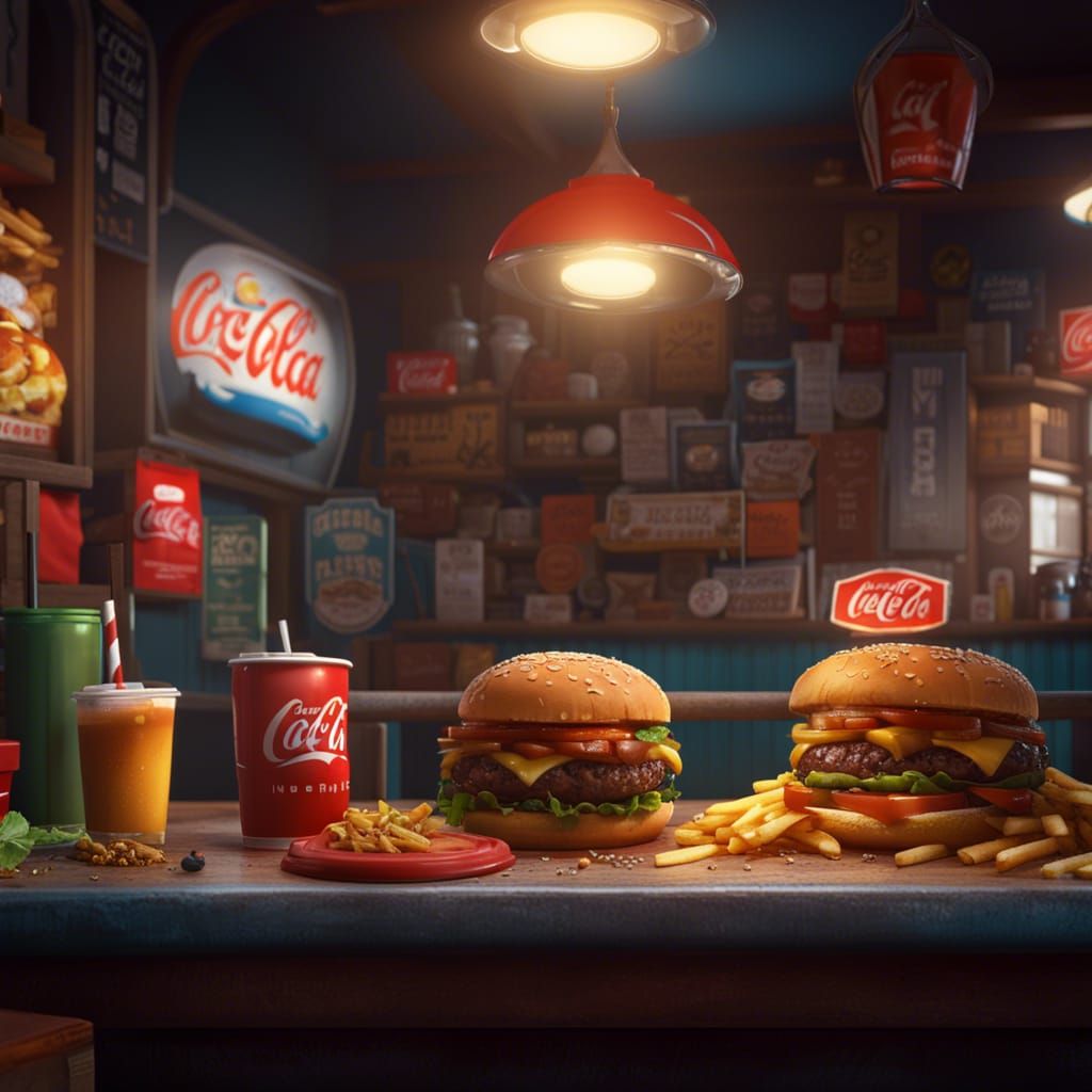 Snack Bar - AI Generated Artwork - NightCafe Creator