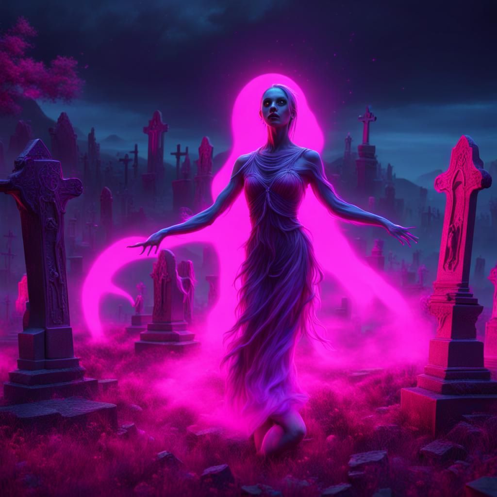 Neon Spirit - AI Generated Artwork - NightCafe Creator