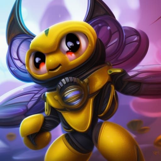 Battle bee - AI Generated Artwork - NightCafe Creator