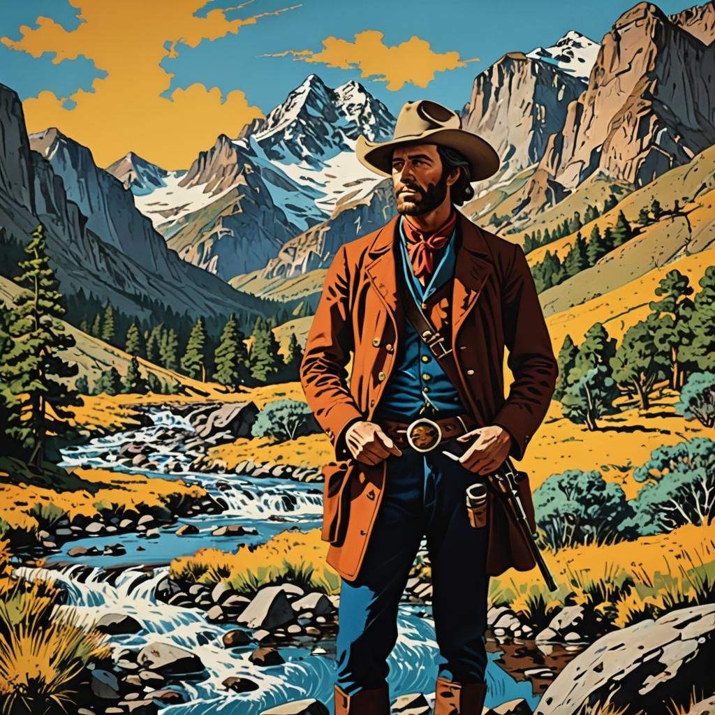 Pop Art Cowboy - AI Generated Artwork - NightCafe Creator