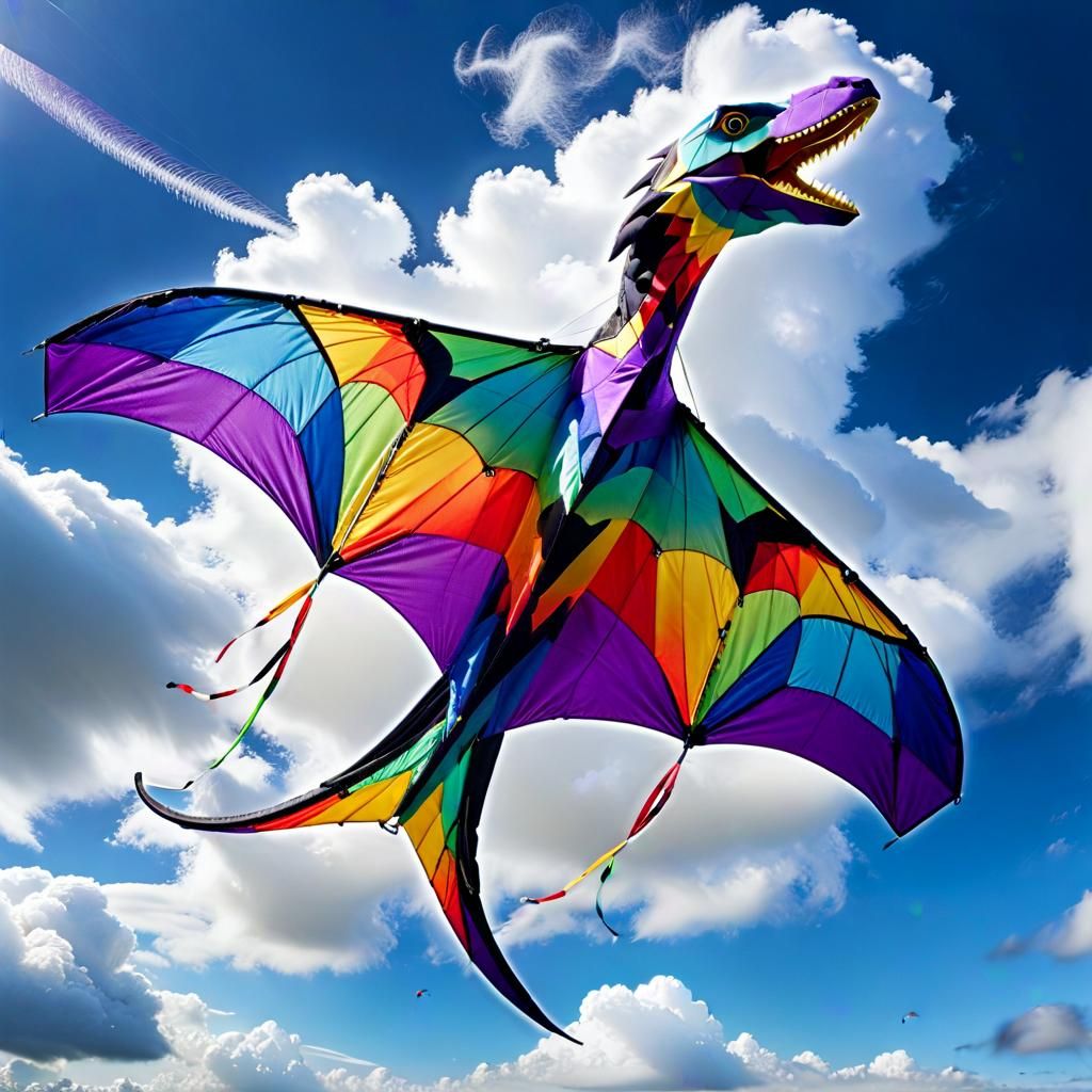 Pterosaur kite - AI Generated Artwork - NightCafe Creator