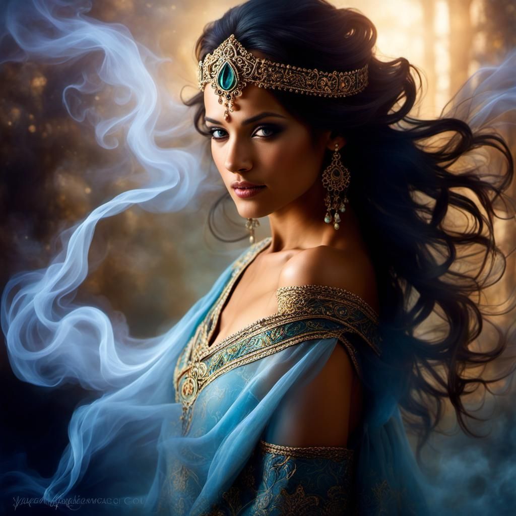 Summoning of the Jinn II - AI Generated Artwork - NightCafe Creator