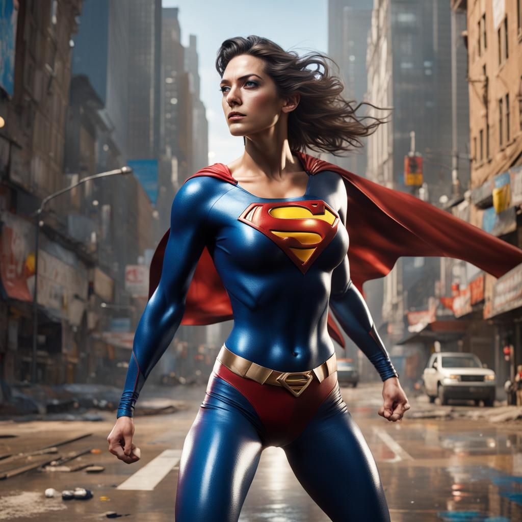 Superwoman - AI Generated Artwork - NightCafe Creator