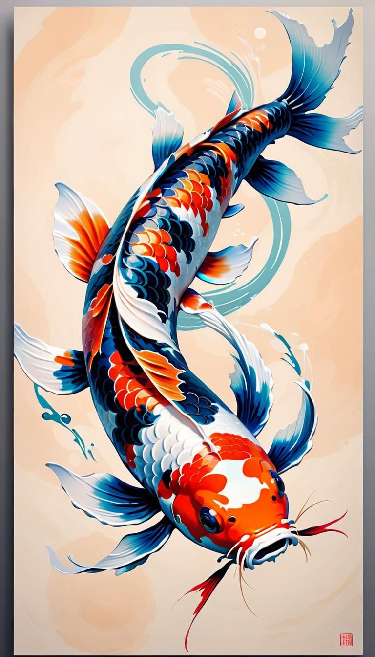 Giant Koi - AI Generated Artwork - NightCafe Creator