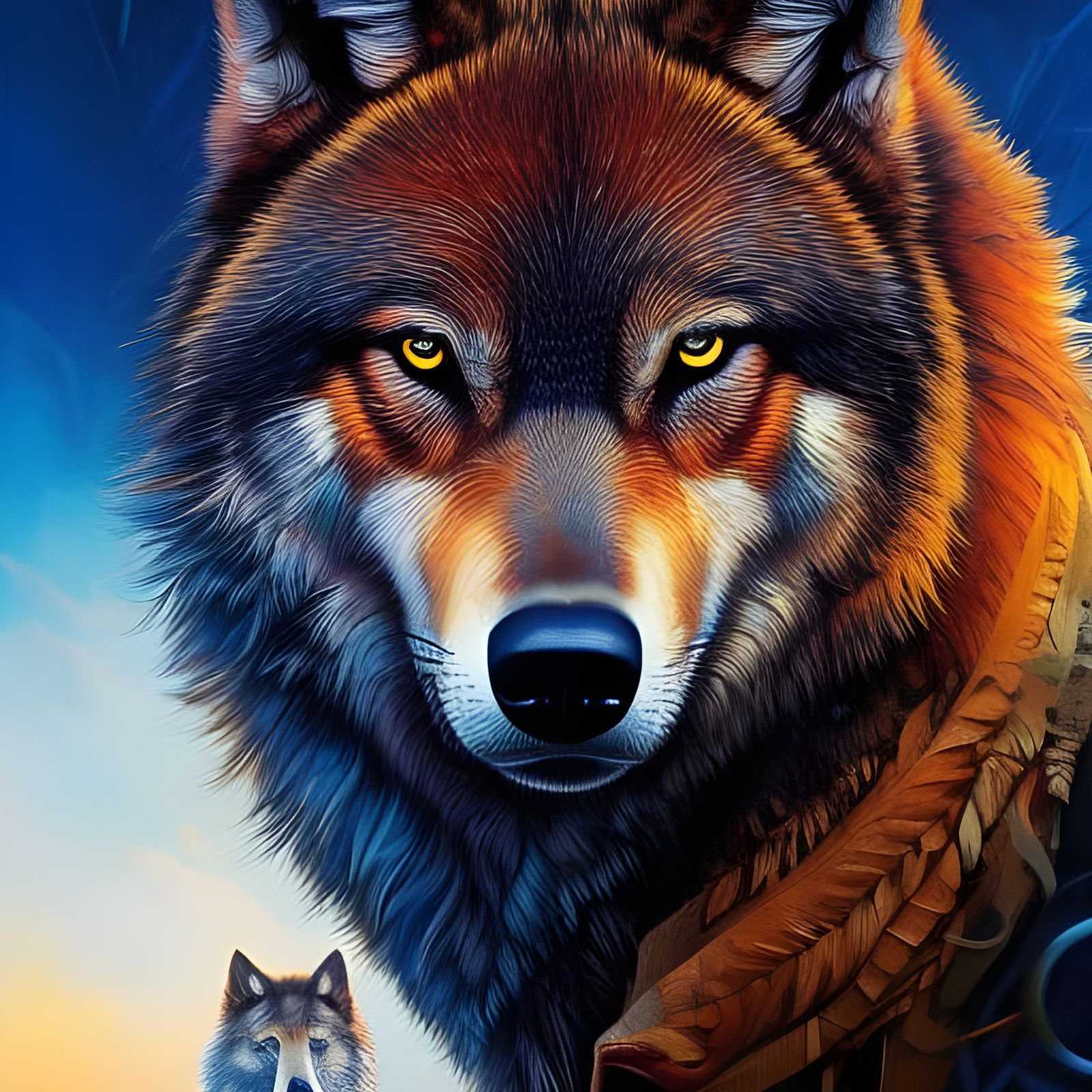 In Memory of the Sawtooth Pack - AI Generated Artwork - NightCafe Creator