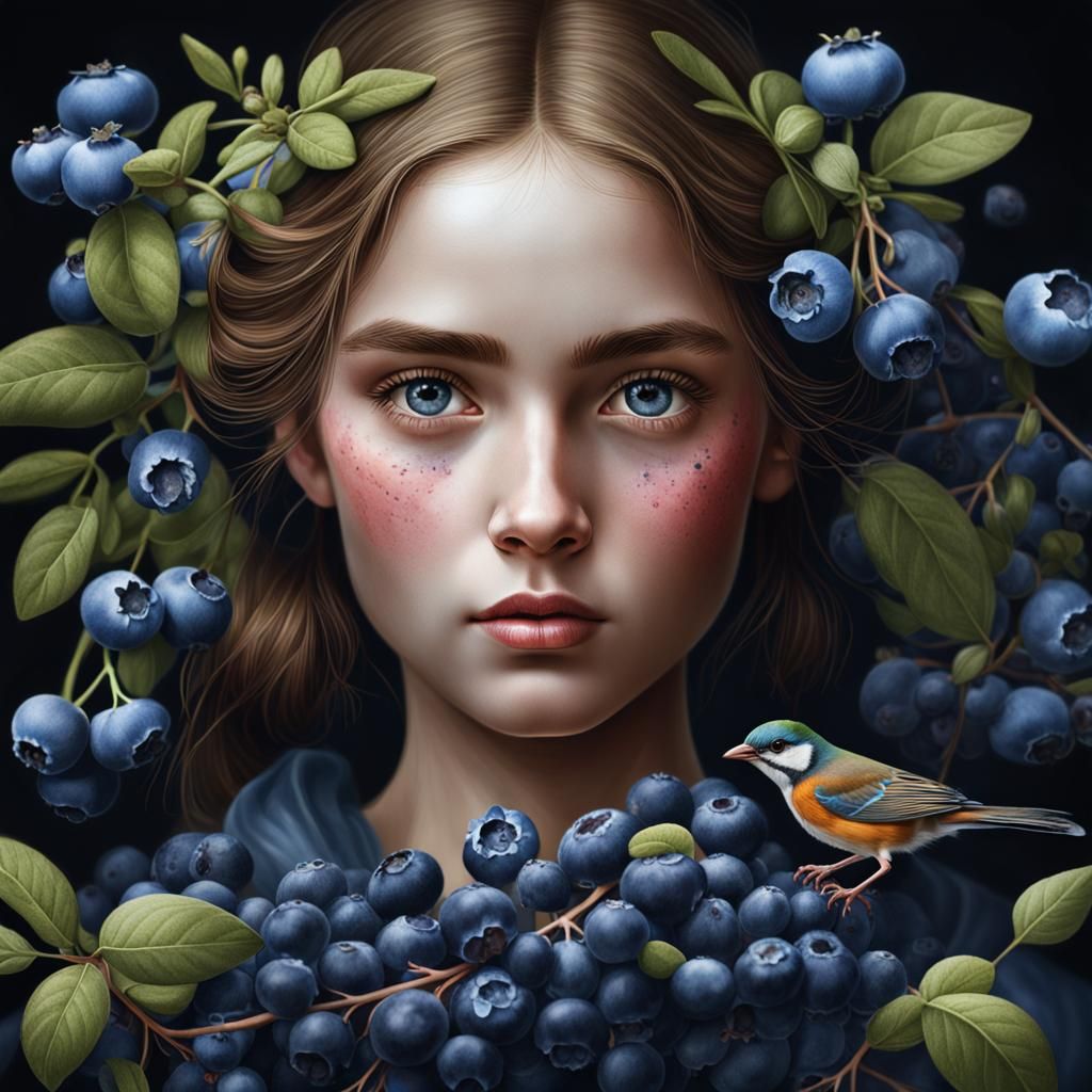 Blueberry - AI Generated Artwork - NightCafe Creator