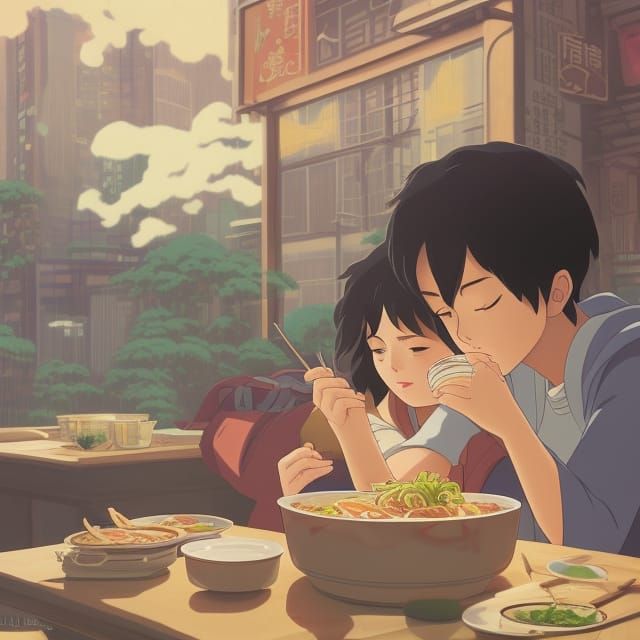 Ramen Love - AI Generated Artwork - NightCafe Creator
