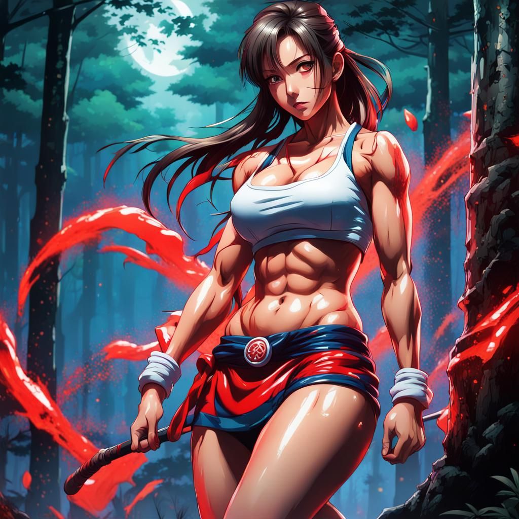 Mai Shiranui v1 - AI Generated Artwork - NightCafe Creator